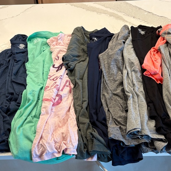 Tops | 9 Assorted Tshirts In Various Colors | Poshmark